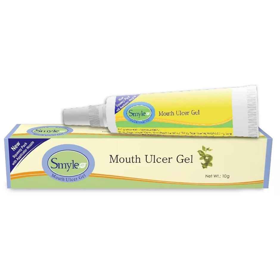 Buy Smyle Ulcer Mouth Gel Mono Carton Online - Price @ ₹71 | Instant ...