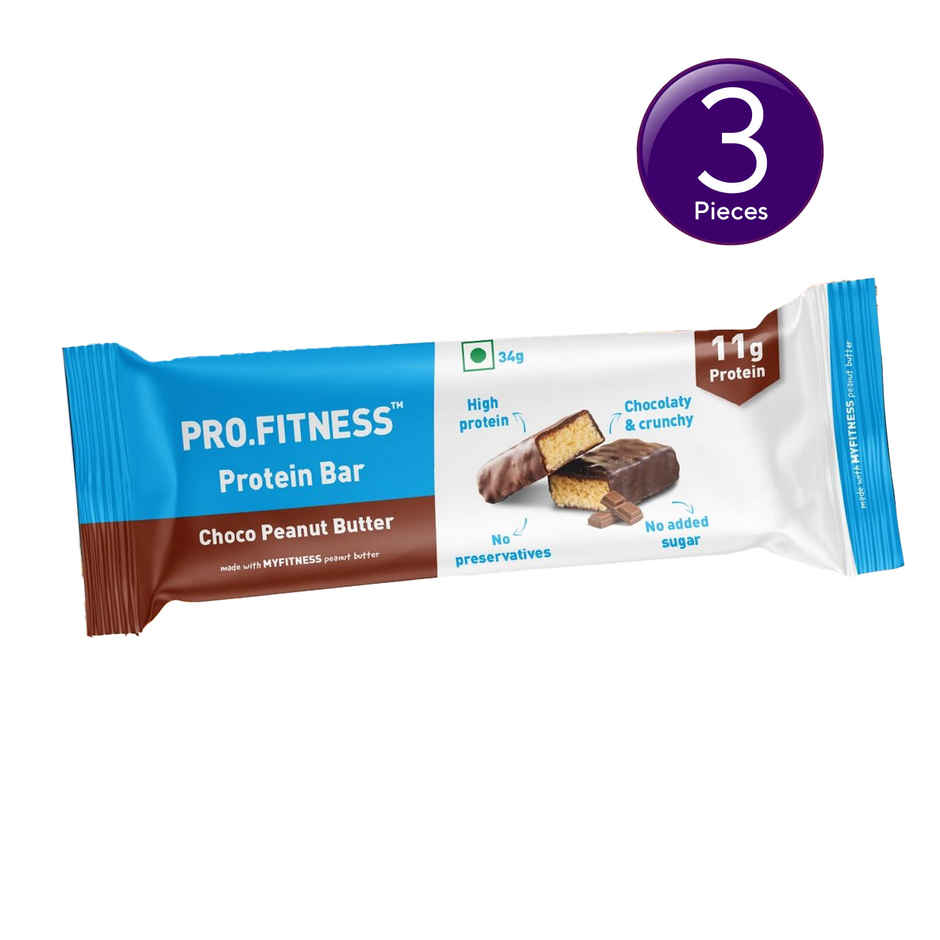 Pro.Fitness (11g) Protein Bar - Choco Peanut Butter - Buy at ₹114 ...