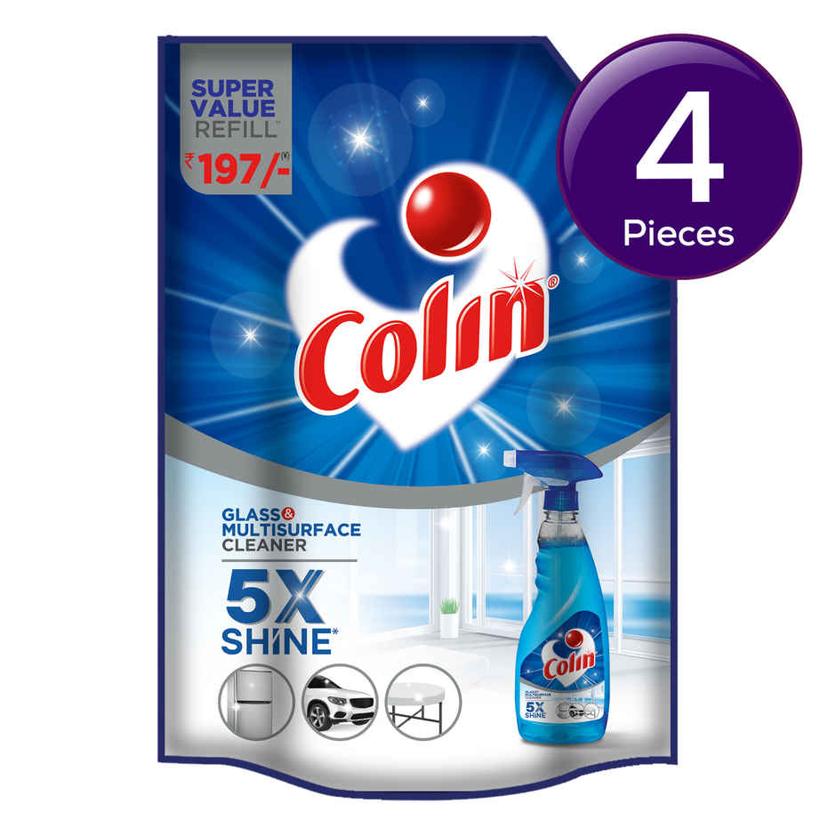 Buy Colin Glass Cleaner & Surface Cleaner Liquid Spray Combo Online ...