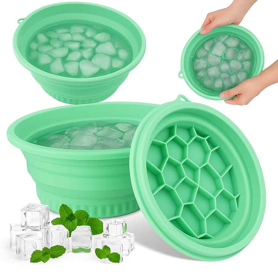 Daluci Ice Face Bowl Silicone Collapsible Facial Ice Bath - Buy at ₹275 ...