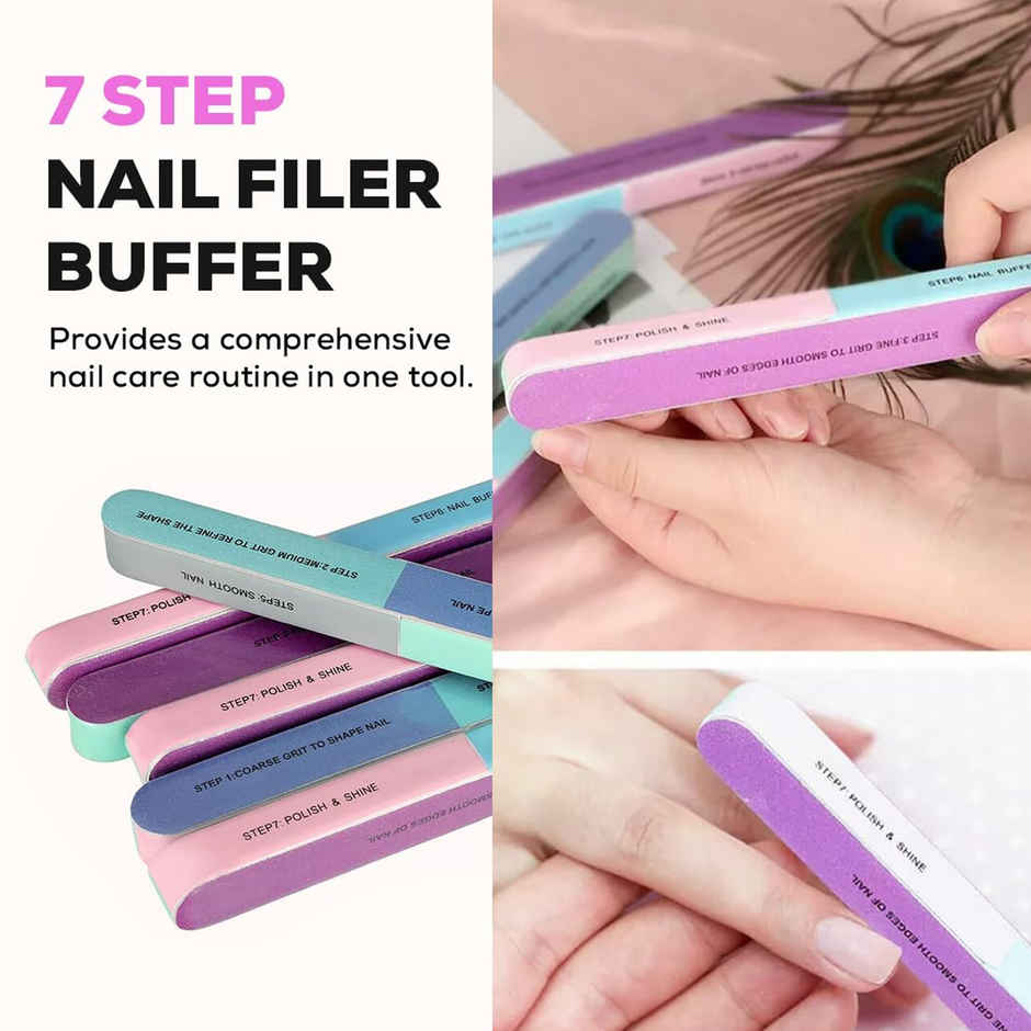 Buy Midazzle Nail File and Buffer for Pedicure and Manicure - 7 Ways ...