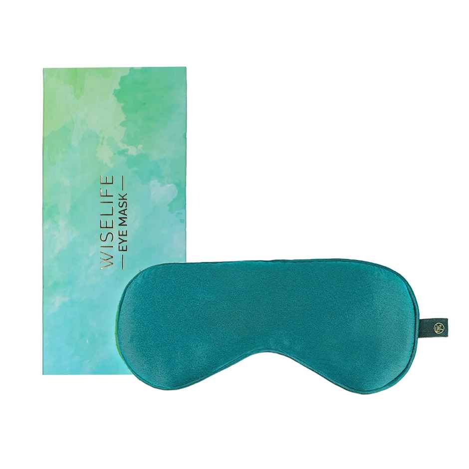 Wiselife Natural Silk Eye Mask (Green) - Buy at ₹264 Online | Instant ...