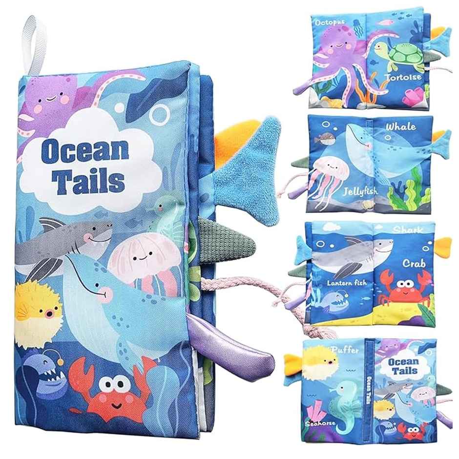 Buy Kidology Learning Tails Book Children's Tail Cloth Book Set Books ...