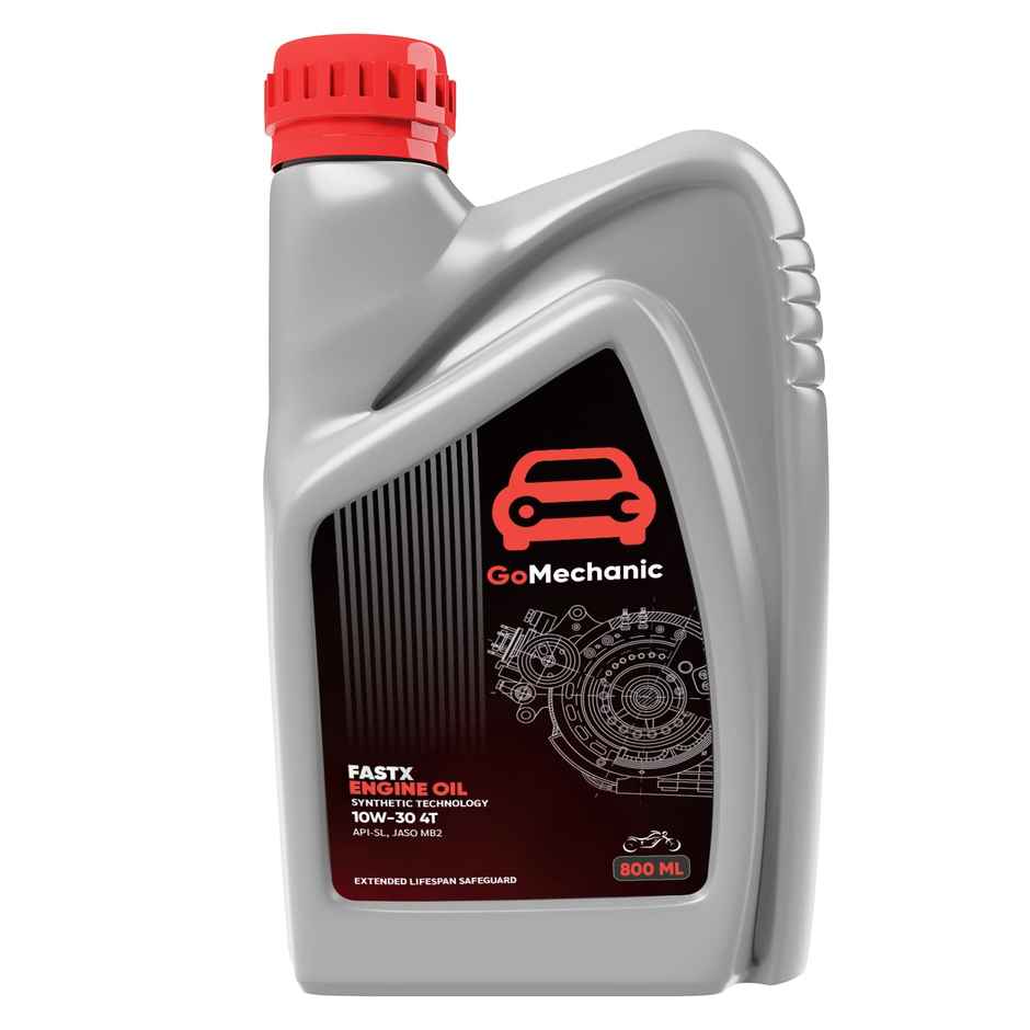 GoMechanic Scooter Engine Oil 800ml-Premium Engine Oil Fastx 4T 10W 30 ...