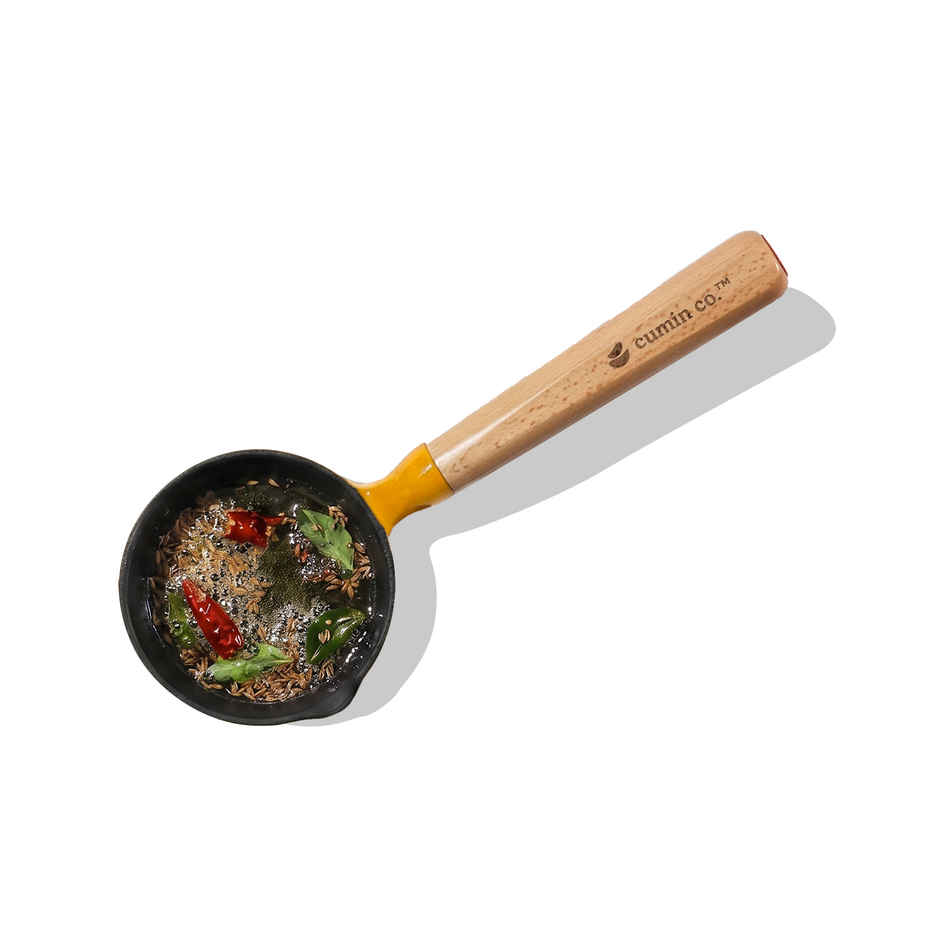 Cumin Co. Cast Iron Tadka Pan - Buy at ₹2088 Online | Instant Delivery ...