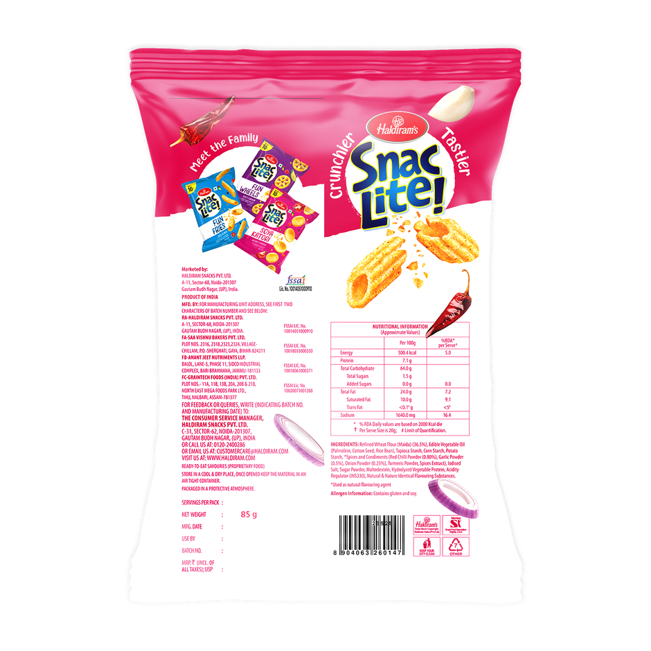Buy Haldiram's Snac Lite - Fun Fingers Combo Online - Price @ ₹60 ...
