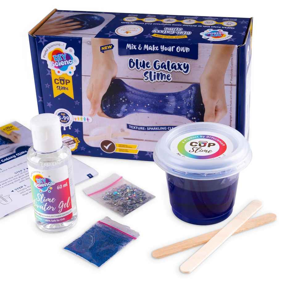 Hamleys Diy Science Blue Galaxy Slime Kit - Buy at ₹349 Online ...