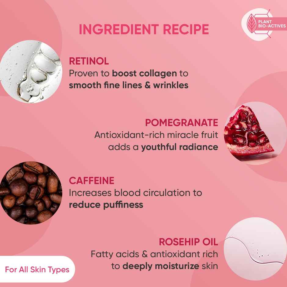 Buy Dot & Key Pomegranate Retinol + Caffeine Eye Cream Online - Price ...