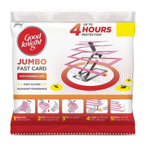 Buy Good Knight Jumbo Fast Card - Effective For 4 Hrs Online - Price ...