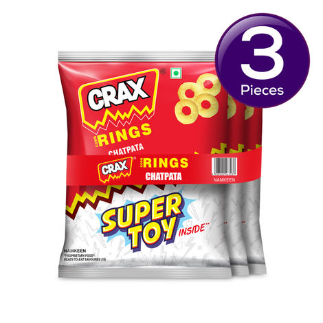 Buy Crax Corn Rings Chatpata Masala Puff Snacks Combo Online - Price ...