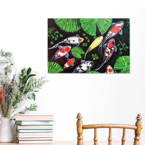 Buy Paper Plane Design Vaastu Fish Wall Poster | Size 12 x 18 Inch | D9 ...