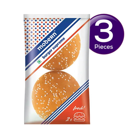 Buy Modern Supreme Burger Bun Combo Online - Price @ ₹48 | Instant ...
