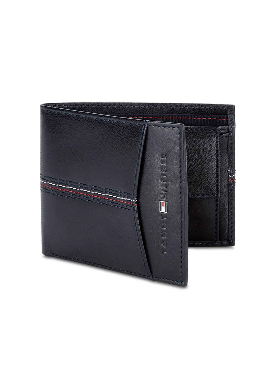 Buy Tommy Hilfiger Enoch Global Coin Wallet | Navy - 11.5 x 2 x 9.5 cm ...