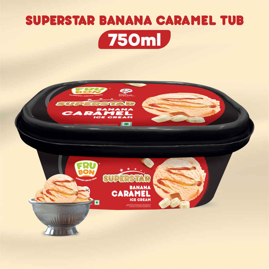 Buy Frubon Banana Caramel Ice Cream Tub Online - Price @ ₹265 | Instant ...