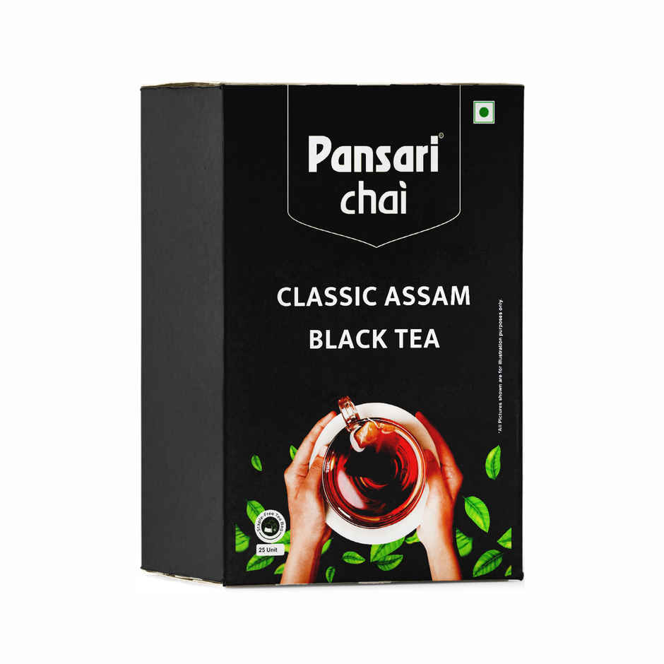 Buy Pansari Chai Classic Assam Organic Black Tea Bag Online - Price ...