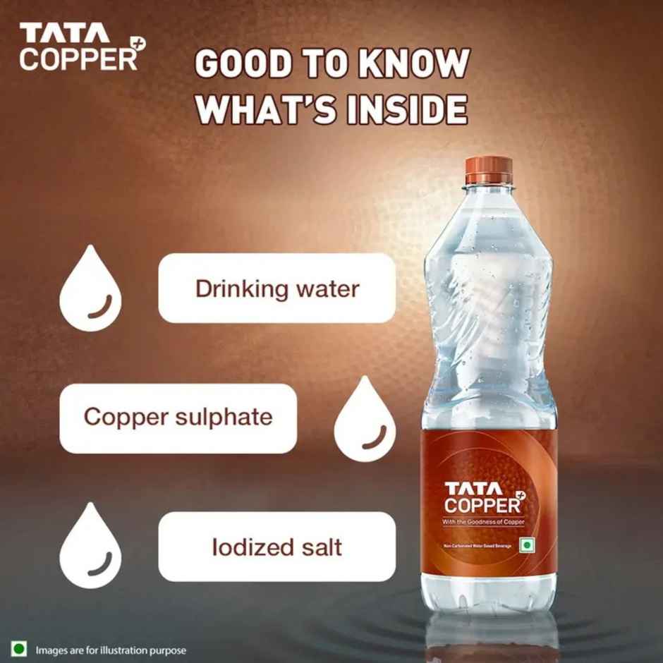Buy Tata Copper+ Water Bottle Online - Price @ ₹20 | Instant Delivery ...