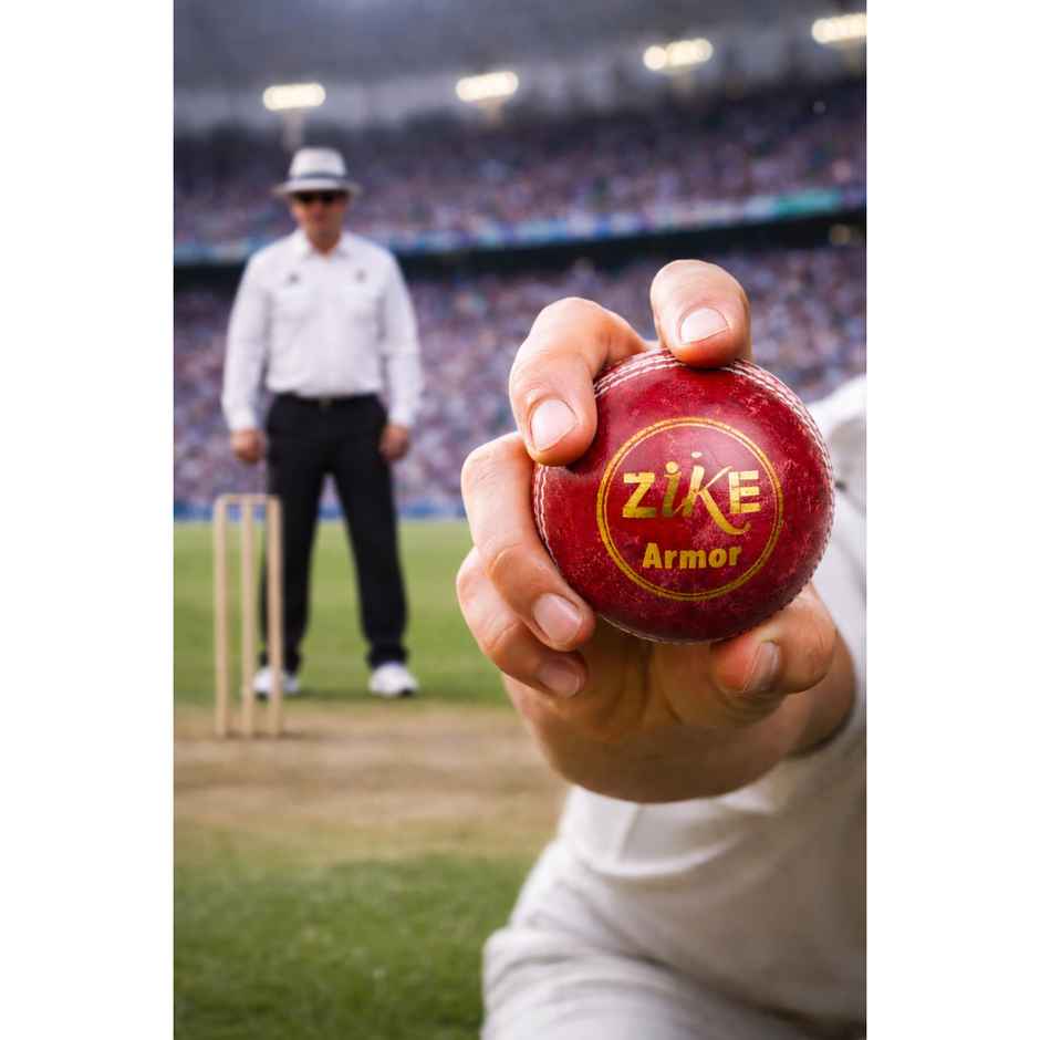 Zike Armor Leather Ball (Red) - Buy at ₹422 Online | Instant Delivery ...