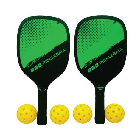 Buy Mittal Sports Pickel Ball Racket Pair with Ball In Cover Online ...
