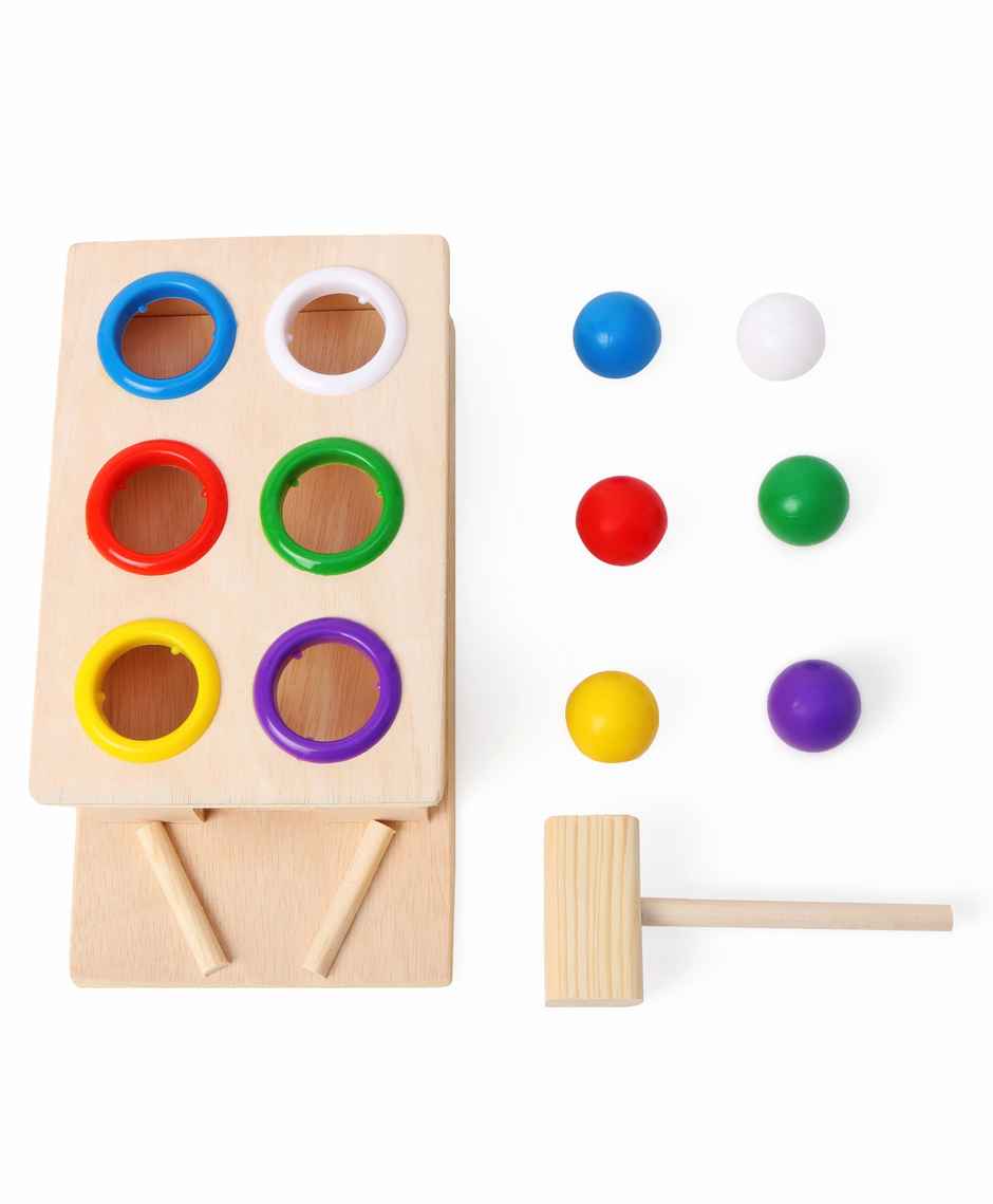 Buy Abk Wooden Hammer Knock The Ball - 6 Ball Online - Price @ ₹379 ...