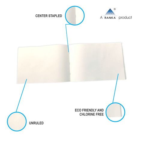 Buy Ranka Supremo Drawing Book A4 Unruled, 36 Pages, 100 Gsm Paper ...