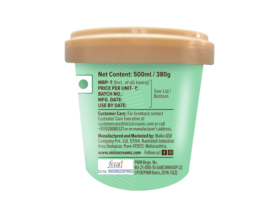 Buy NIC Modak Ice Cream Tub | Preservative Free | No Artificial Flavors Online - Price @ ₹318 ...