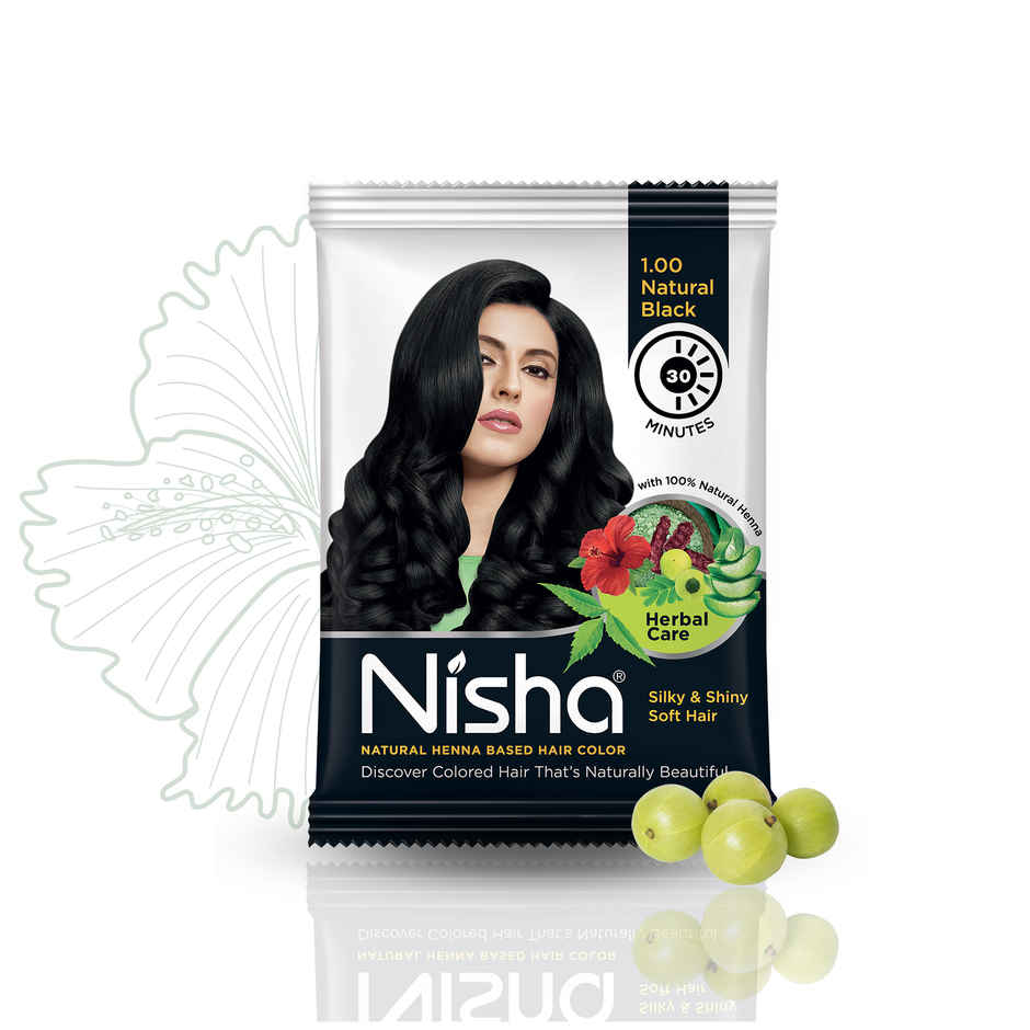 Nisha Natural Henna Based Hair Color - Buy at ₹22 Online | Instant ...