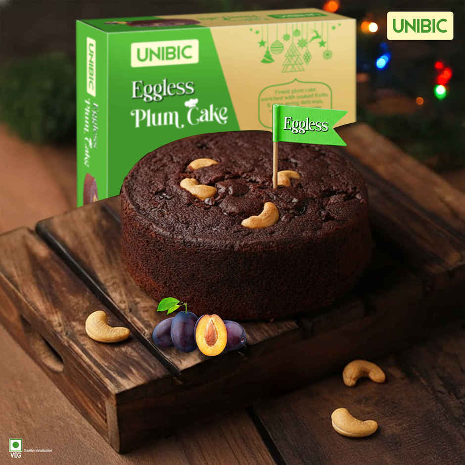 Buy UNIBIC Veg Plum Cake | Eggless Online - Price @ ₹141 | Instant ...