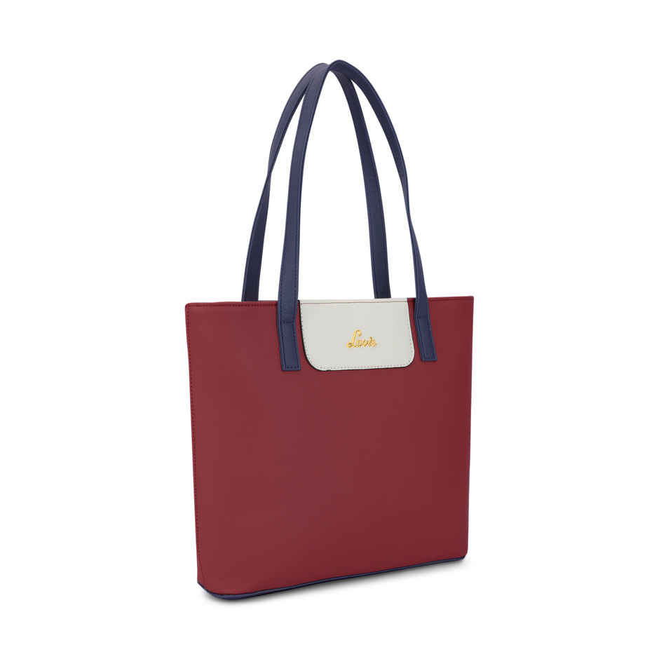 Buy Lavie Women's Colourblock Jossie Tote Handbag | Red Online - Price ...