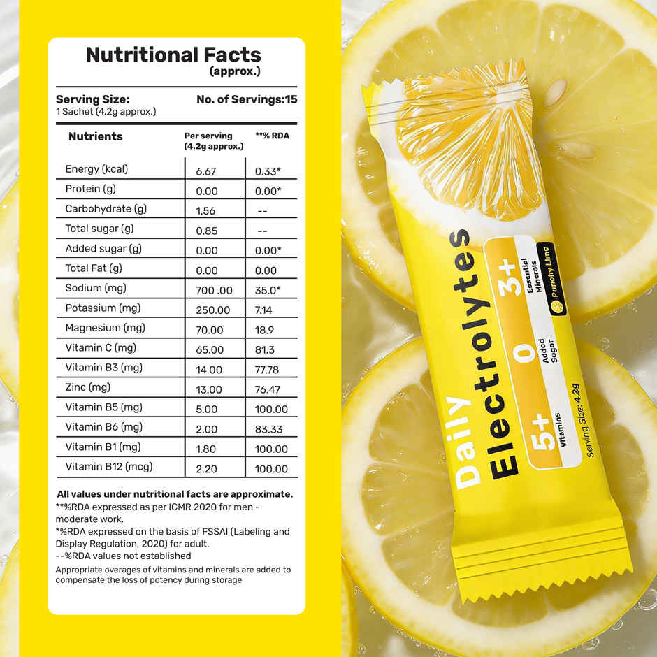 What's Up Wellness Daily Electrolytes For Everyday Hydration Punchy ...
