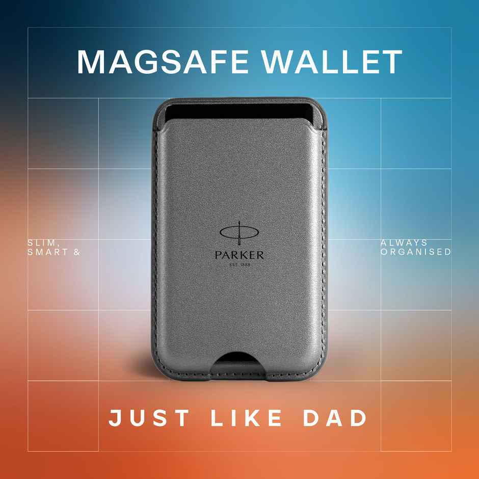 Parker Vector steel Fusion RB CT Grey with Magsafe Wallet - Buy at ₹699 ...
