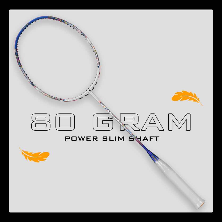 Hundred Flutter Ff Attk Ultra-Thin 6.5Mm Shaft Badminton Racket With ...