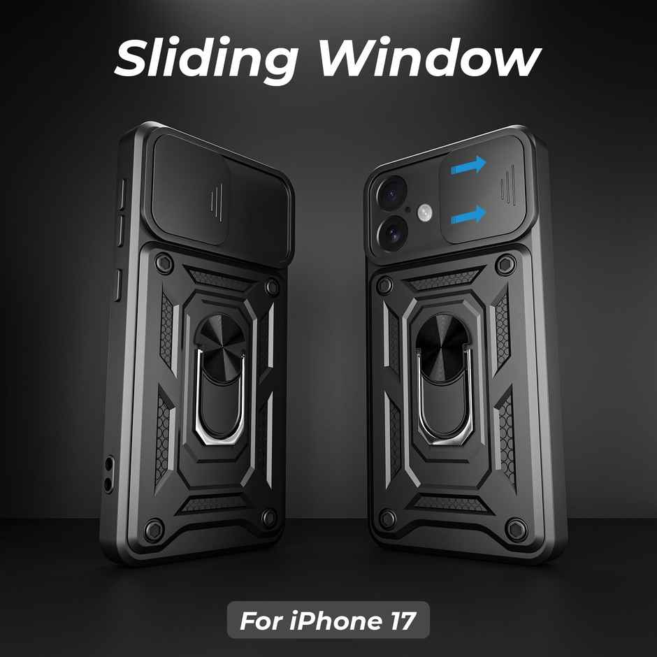 Buy Artistque Case For Iphone 17 Air Back Cover | Ring Stand Armor Cover Online - Price @ ₹269 ...