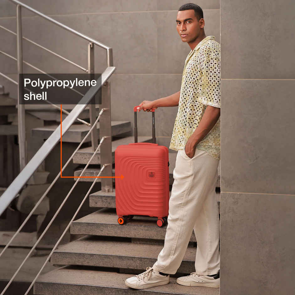 Buy Nasher Miles Boston Hard-Sided Polypropylene Cabin Luggage Suitcase ...