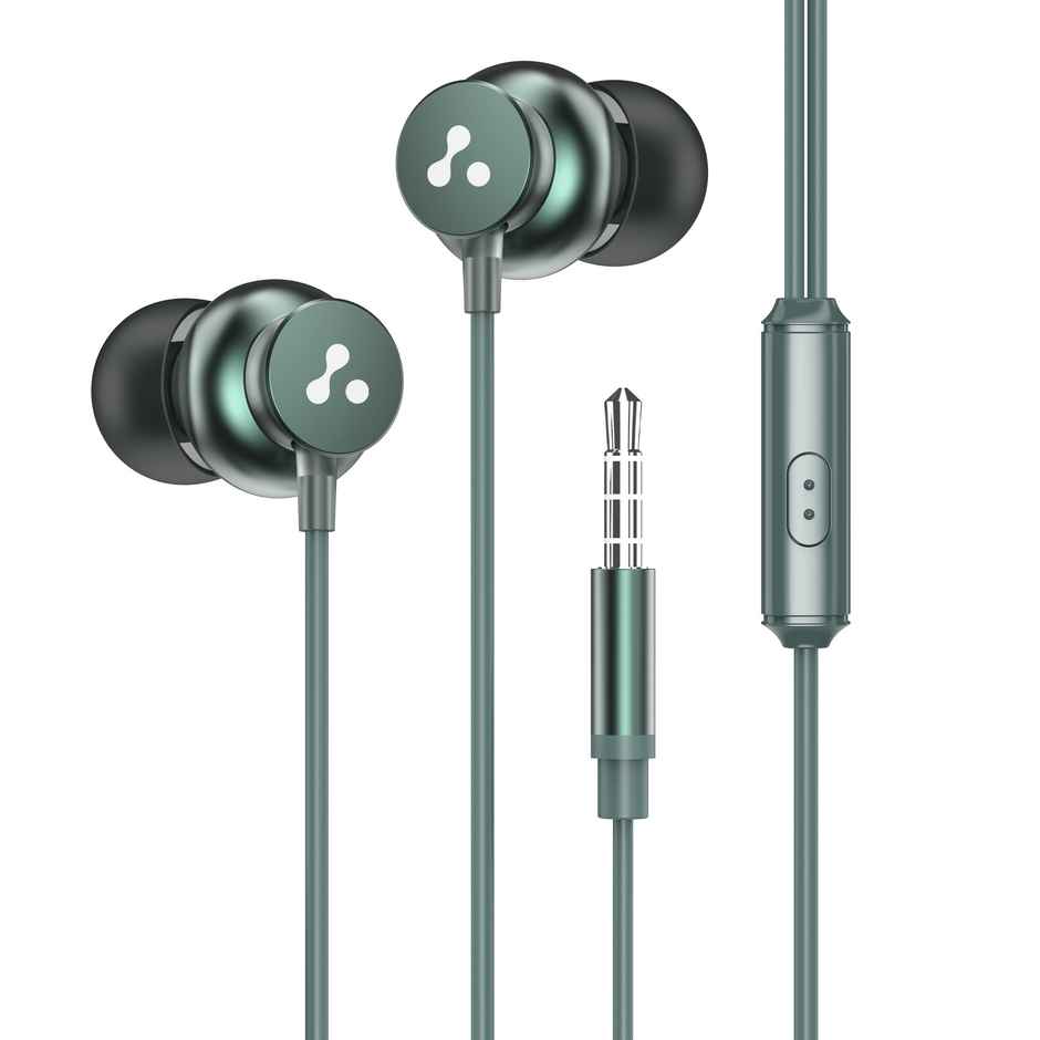 Buy Ambrane 3.5mm Wired Earphones with Mic, Powerful HD Sound with High ...