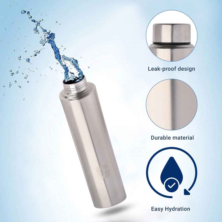 Buy Kuber Industries Water Bottle | 1 L Stainless Steel Fridge Water ...