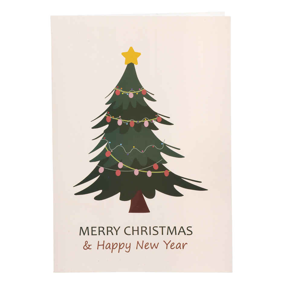 Buy Merry Christmas & Happy New Year Greetings Card | Quace Online ...