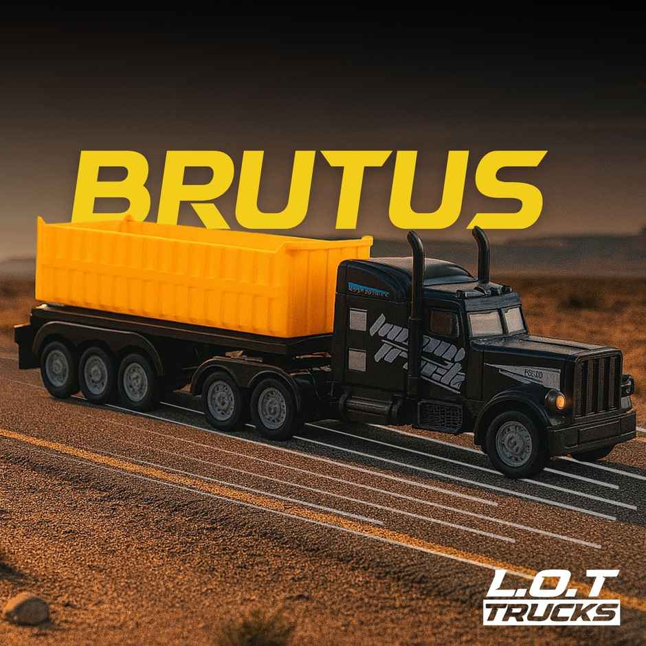 Buy Legend Of Toys Cars Brutus RC Truck | 15 Kmph, 2.4GHz | Black ...
