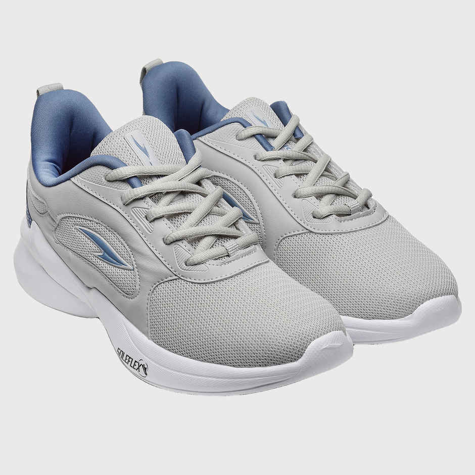 Buy Asian Women s Firefly-04 Grey Blue Sports Shoes | UK-5 Online ...