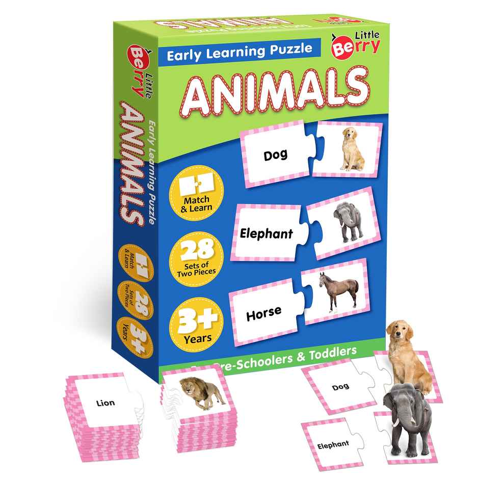 Buy Little Berry Animals Early Learning Puzzle Game For Kids 2+ Years ...