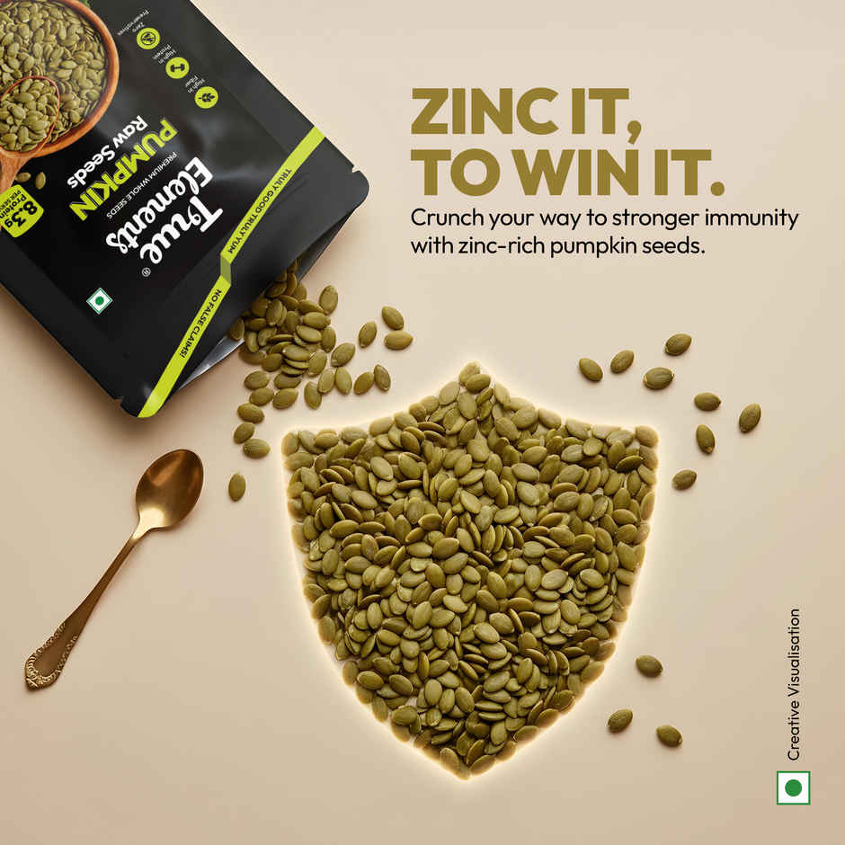 True Elements Raw Pumpkin Seeds - Buy at ₹57 Online | Instant Delivery ...
