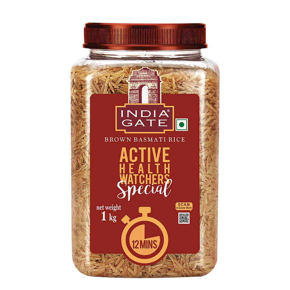 India Gate Brown Basmati Rice - Buy at ₹125 Online | Instant Delivery ...