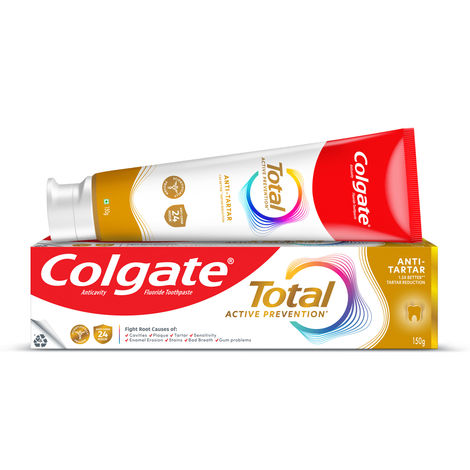 Buy Colgate Total Anti-Tartar Toothpaste Anti-Germ Tooth Paste With 1 ...