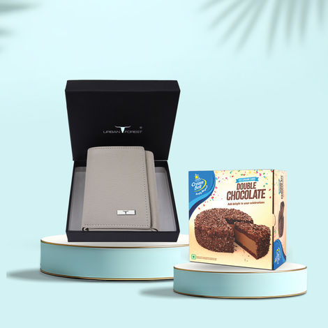 Buy Cream Bell Double Chocolate Ice Cream Cake (500ml) & Urban Forest ...