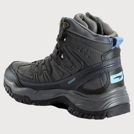 Buy Asian Everest-22 Trekking Shoes For Men Dark Grey | UK-8 Online ...