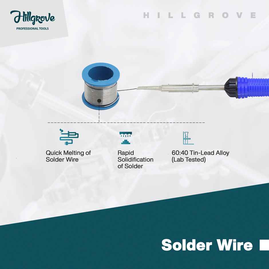 Hillgrove Hzp143M1 12In1 Basic 25W Soldering Iron Kit With Solder Wire ...