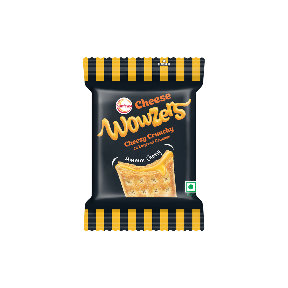Sunfeast Wowzers Cheese Crackers - Buy at ₹4 Online | Instant Delivery ...