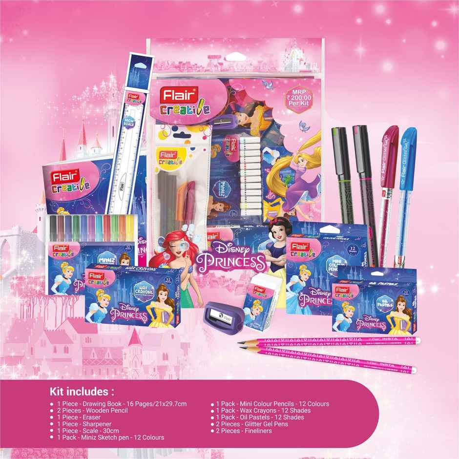 Buy Flair Creative Disney Princes Kit 200 | Fun & Creative Online ...