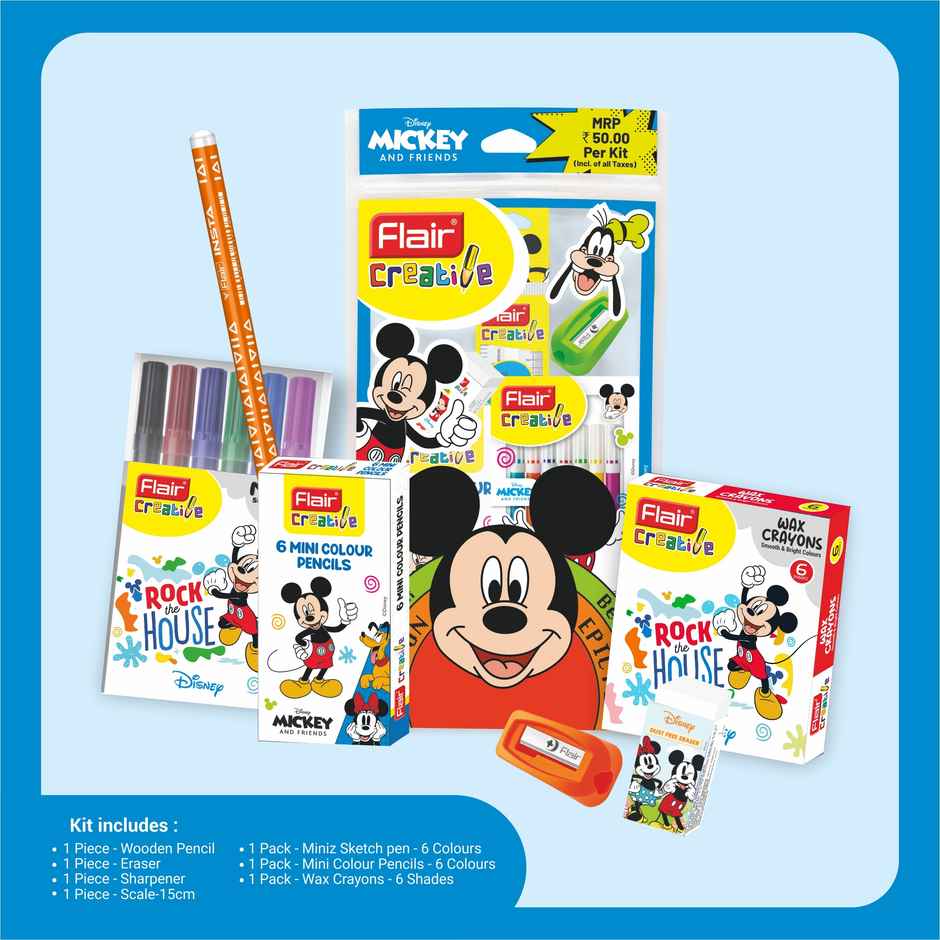 Buy Flair Creative Disney Mickey Mouse Kit 50 | Fun & Creative Online ...