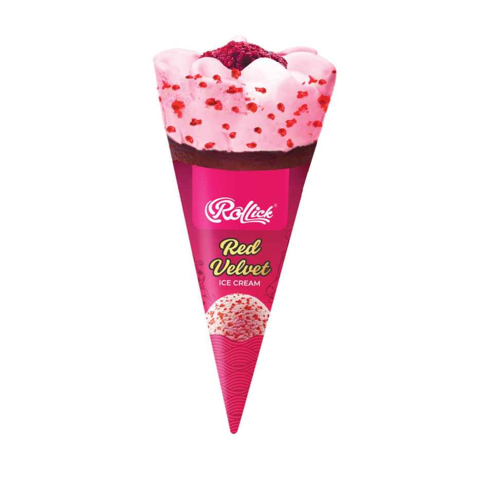 Buy Rollick Red Velvet Cone | Frozen Dessert Cone Online - Price @ ₹30 ...