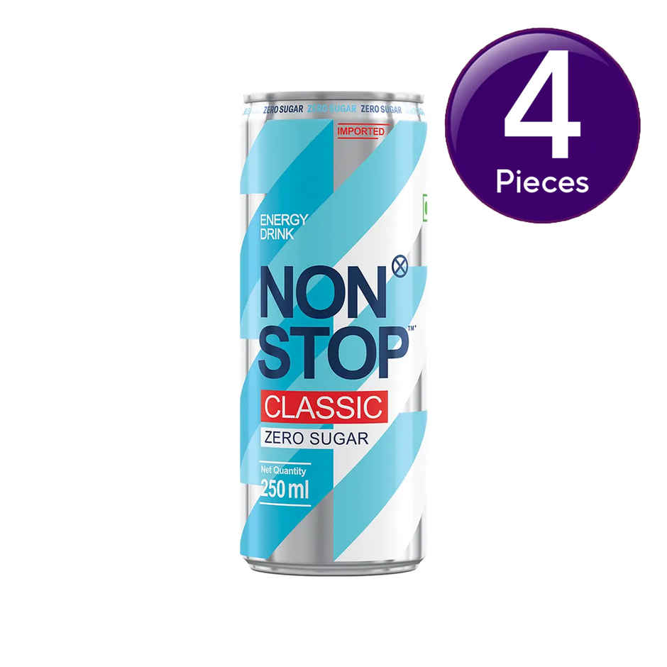 Non Stop Classic Zero Sugar Energy Drink Combo - Buy at ₹124 Online ...